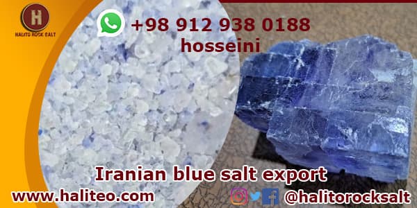 Iranian blue salt in the European market - Halito Blue Salt